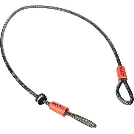 Amazon.com: Kryptonite KryptoFlex Looped Bike Security Cable, 2'6" (5mm ...