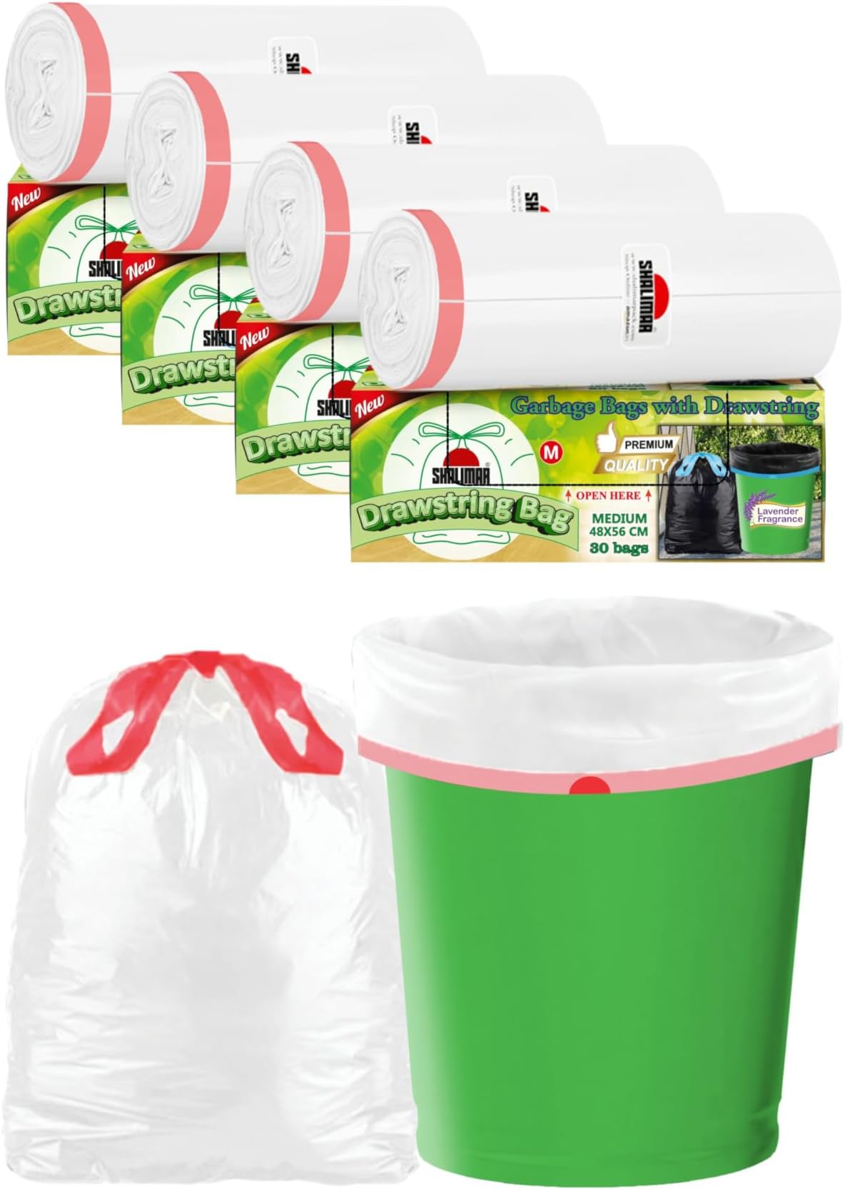 Garbage Bags Medium 5 L Garbage Bag (150 Bags) : Amazon.in: Home & Kitchen