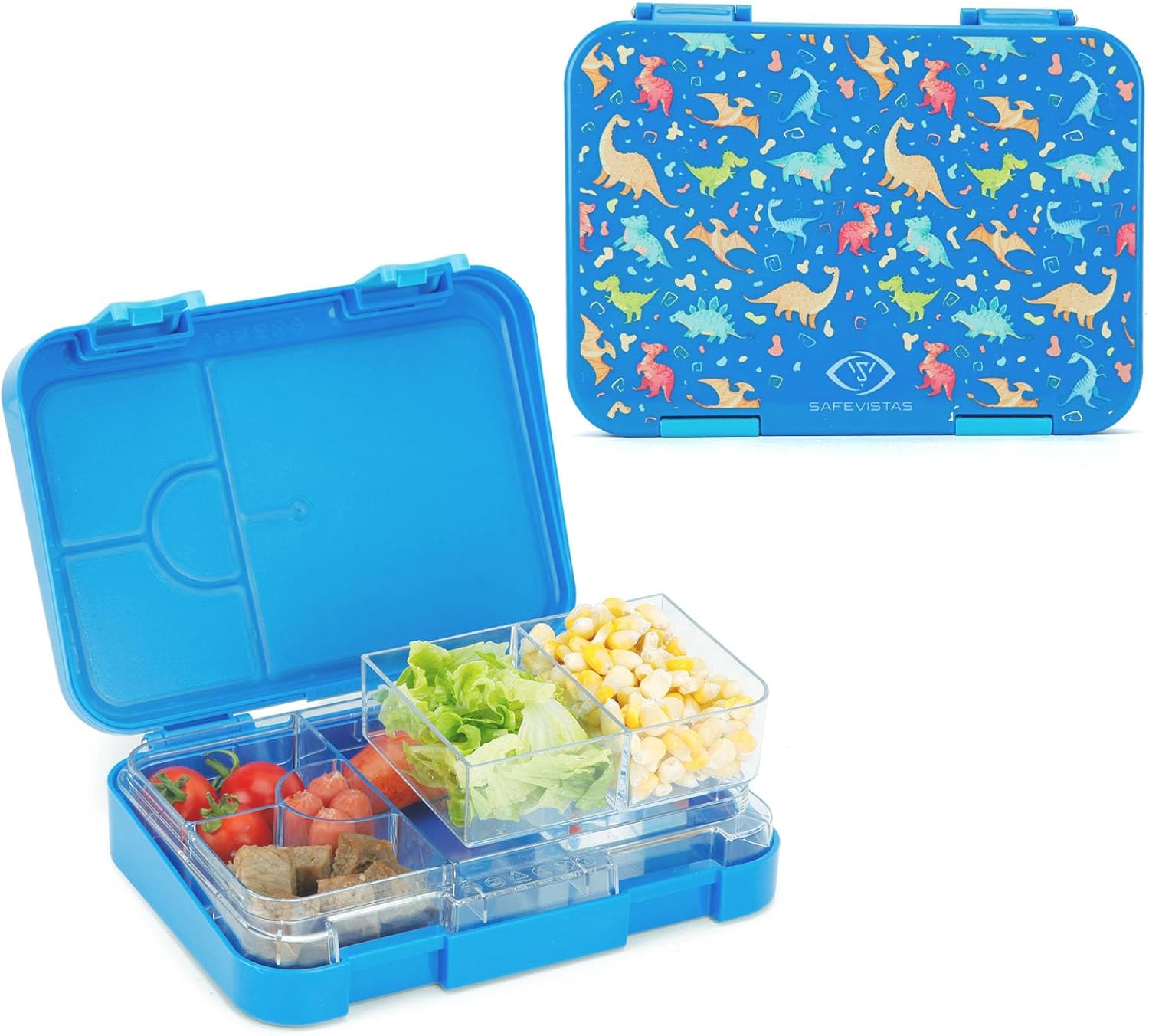 Amazon.com: SAFEVISTAS Tritan Bento Box for Kids;2025 Coolest Portable ...