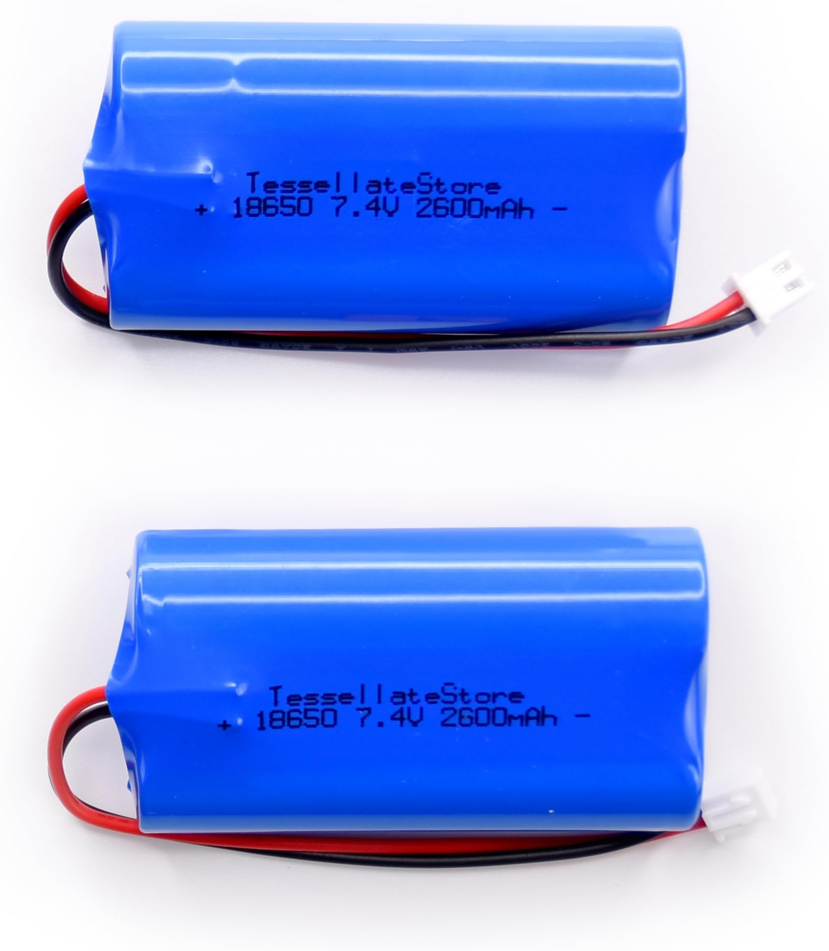 Amazon.com: 7.4V 2600mAh 2 Cell Lithium ion 18650 19.24Wh Rechange ...