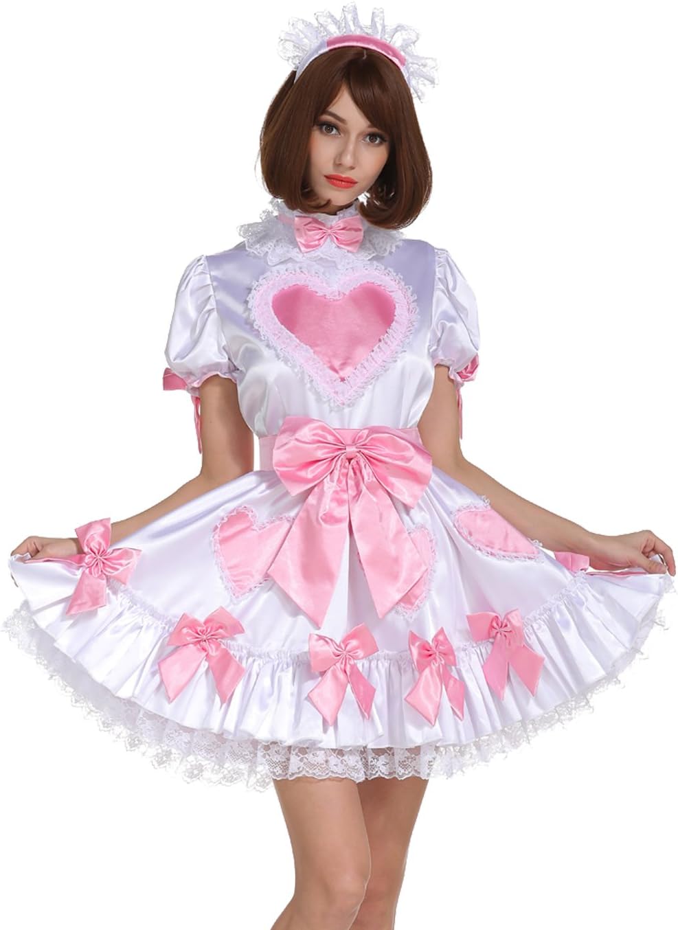 Amazon.com: GOceBaby Women Maid Lockable Amazing Stain Heart Dream ...