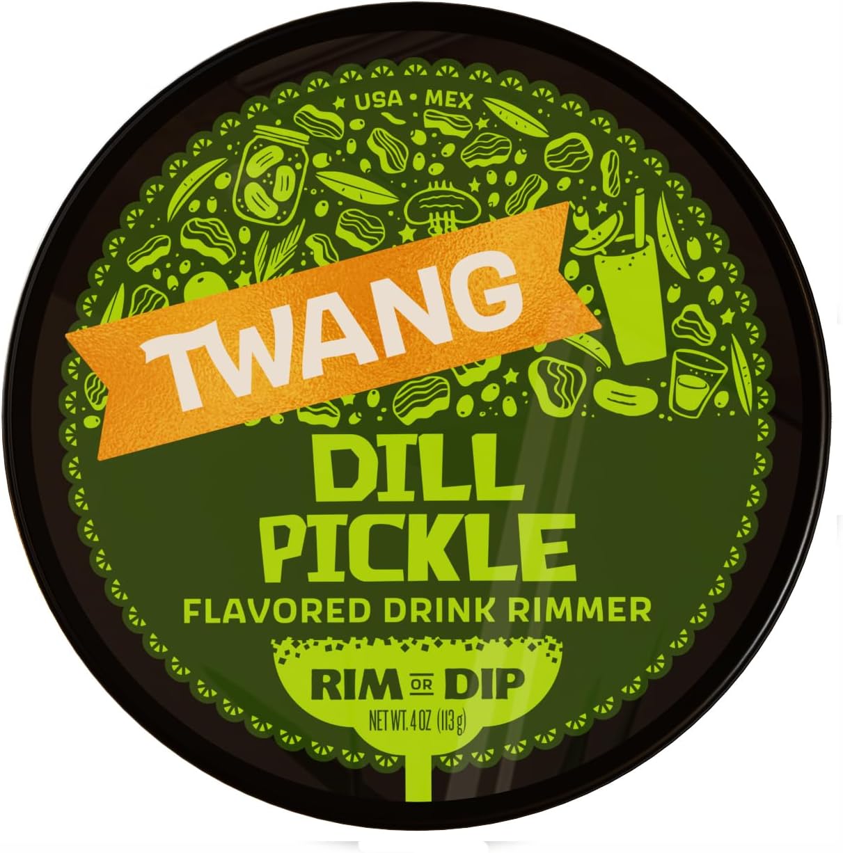 Amazon.com: Dill Pickle Cocktail Rimming Salt, Garnish Drink Rimmer for ...