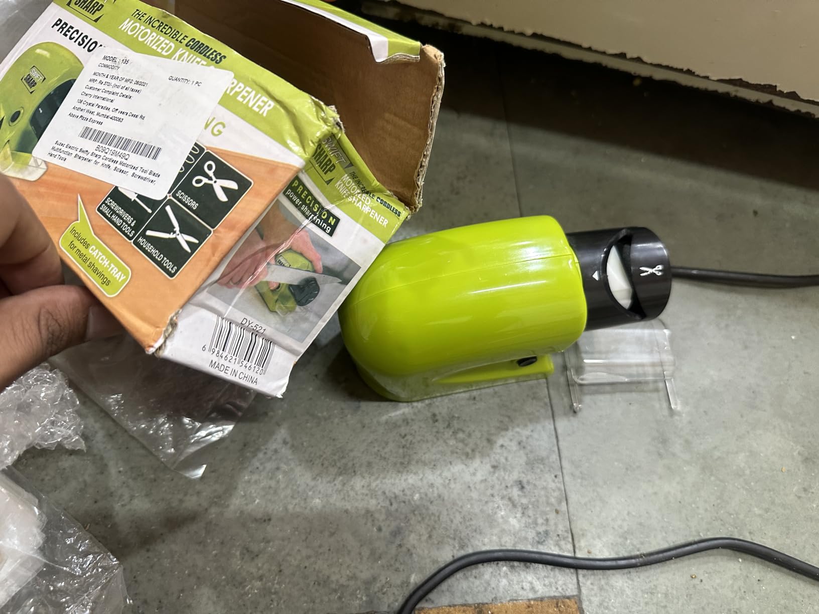 Buy Suzec Electric Swifty Sharp Cordless Motorized Tool Blade ...