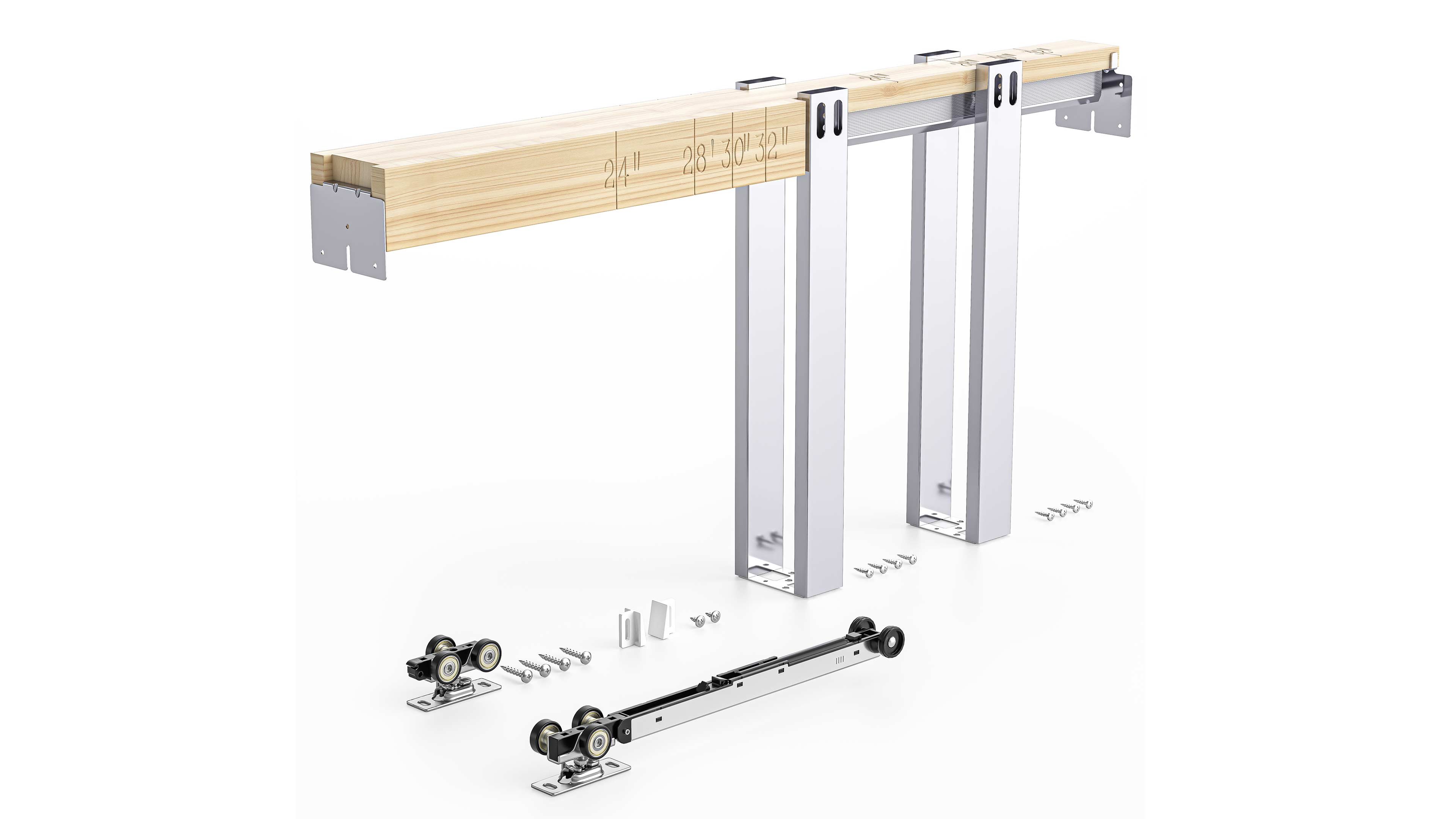 Watch EaseLife Pocket Door Frame Kit with Soft Close on Amazon Live