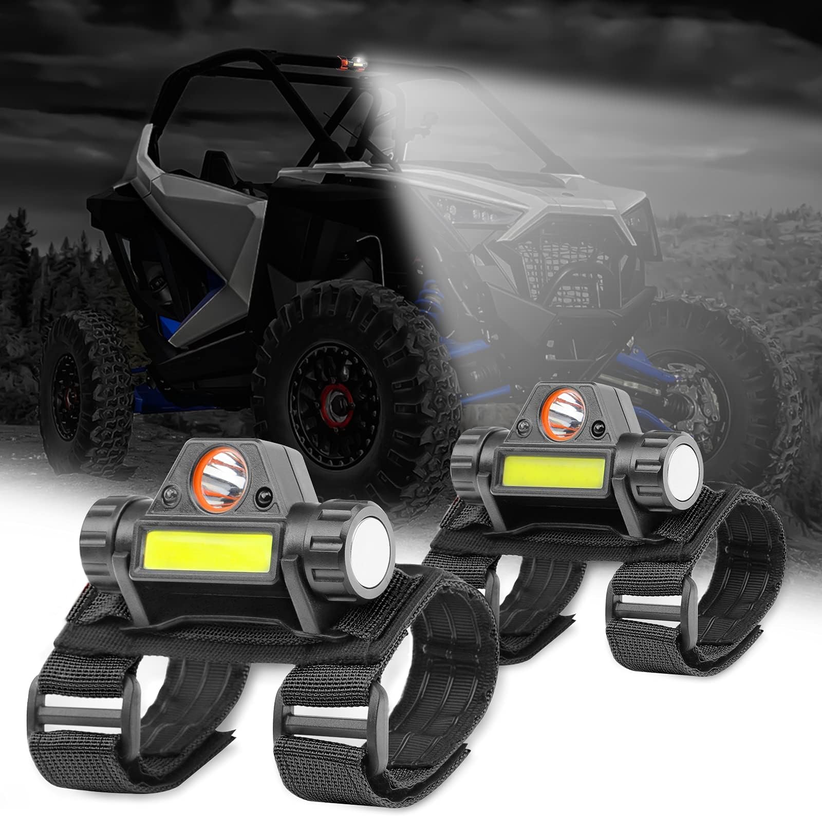 Amazon.com: WeiSen 2 Pack LED Dome Light UTV Interior Lights Universal ...