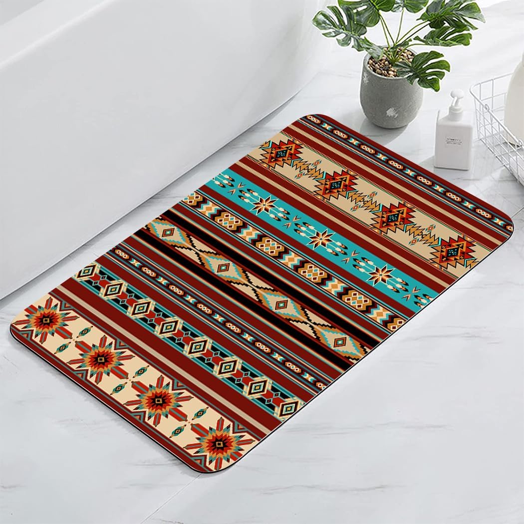 Amazon.com: KLRIGR Bathroom Rugs Non Slip Washable Bath Mat for ...