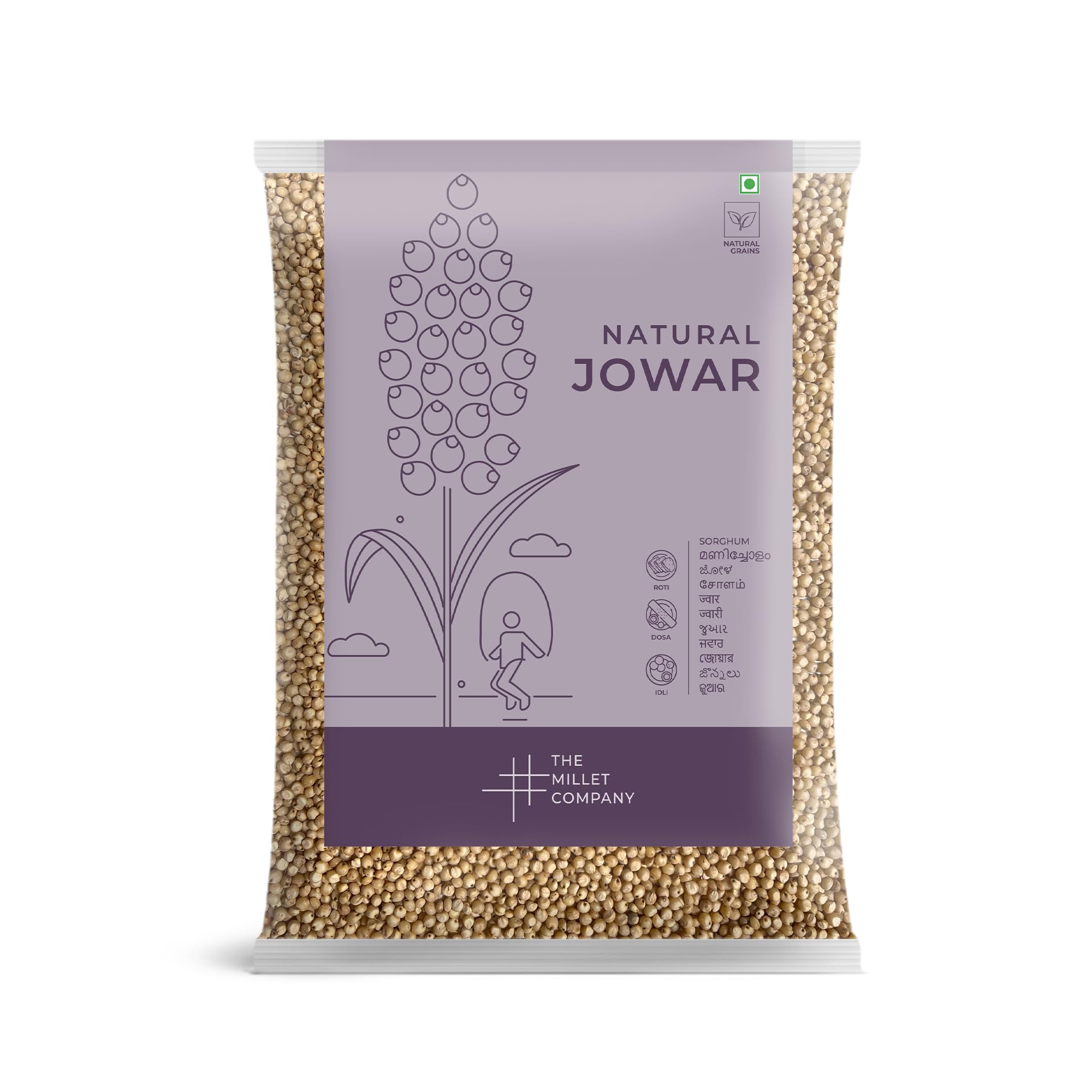 The Millet Company Natural Jowar 1kg Sorghum Gluten Free High ...