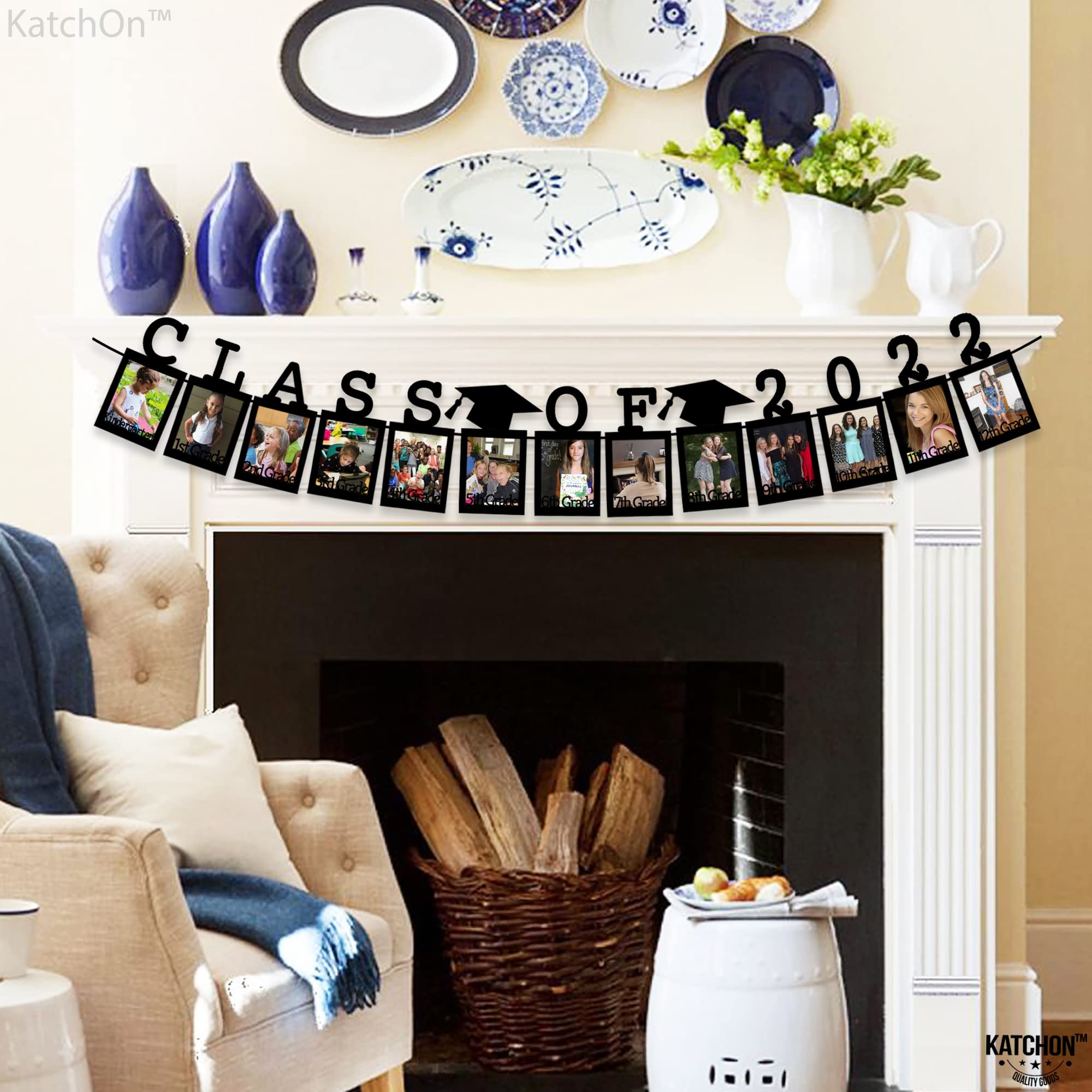 Buy Felt, Class of 2022 Graduation Photo Banner - KG to 12th Graduation ...