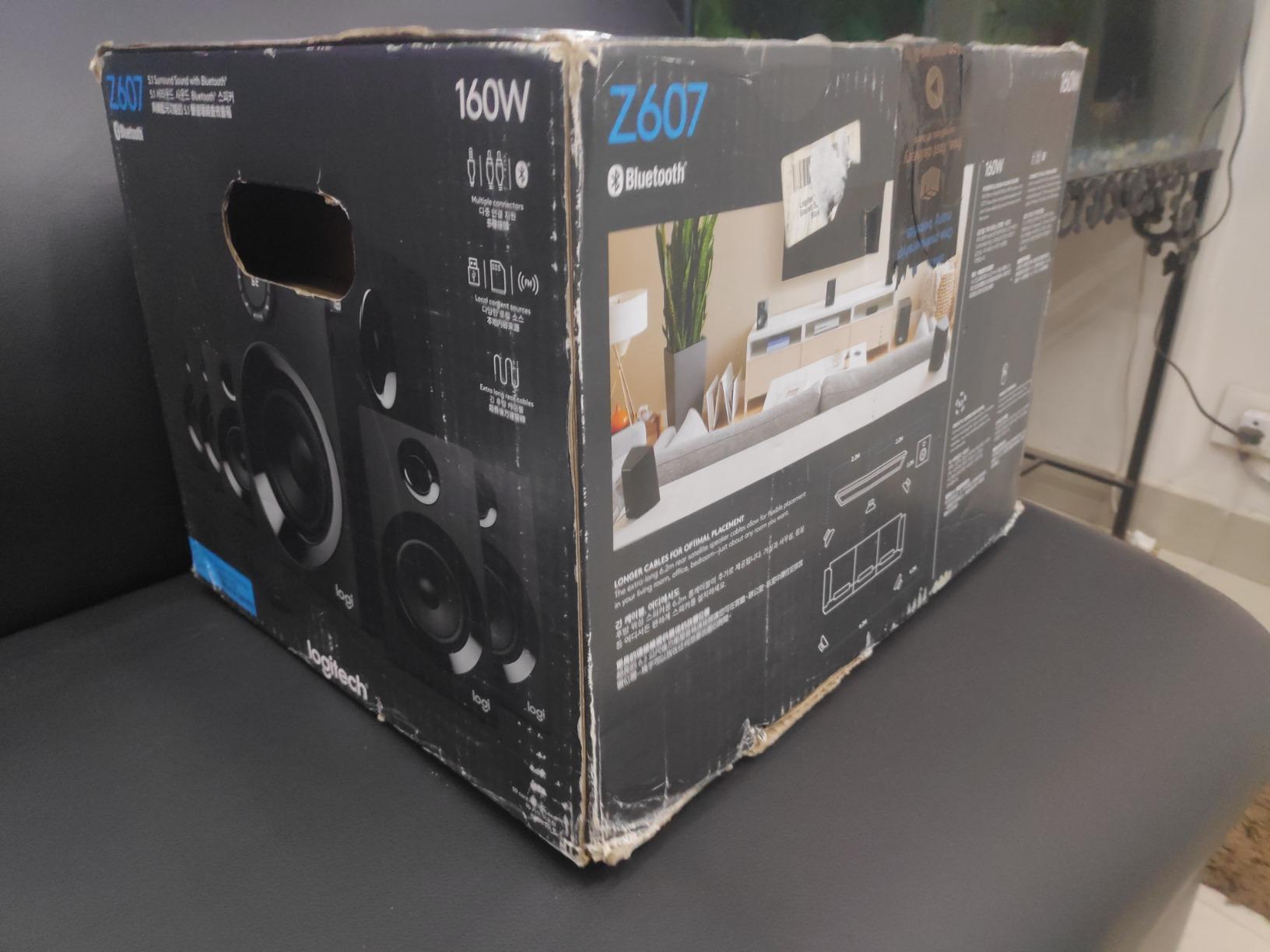 Logitech Z607 160 Watt 5.1 Channel Wireless Bluetooth Surround Sound ...