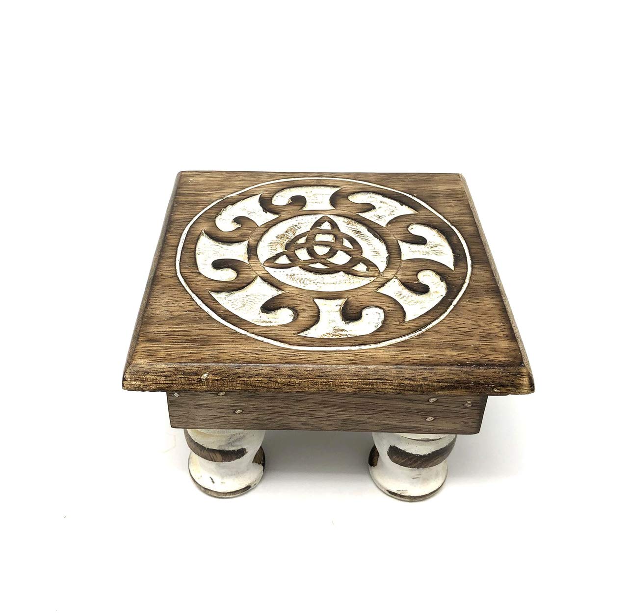 Wooden Altar Table for Wiccan, Pagan, and Meditation Practices ...