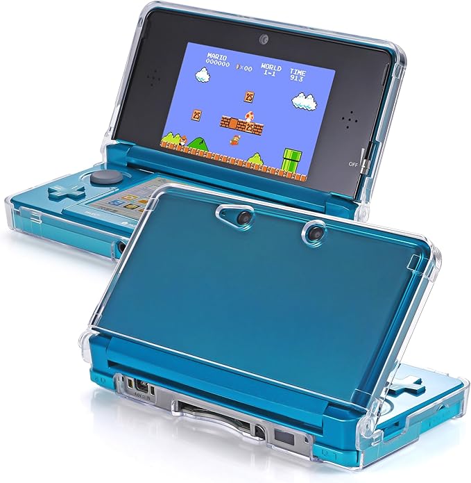 Amazon.com: 3DS Case - VSEER Ultra Clear Crystal Transparent Hard Shell ...