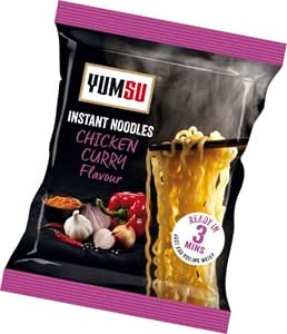 Chicken Curry Flavour instant noodles pack of 10. Yumsu : Amazon.co.uk ...