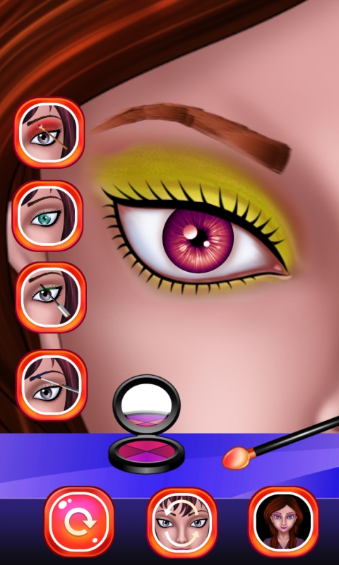 Eye Makeup Beauty Salon for Girls : makeover game for girl and kids ...