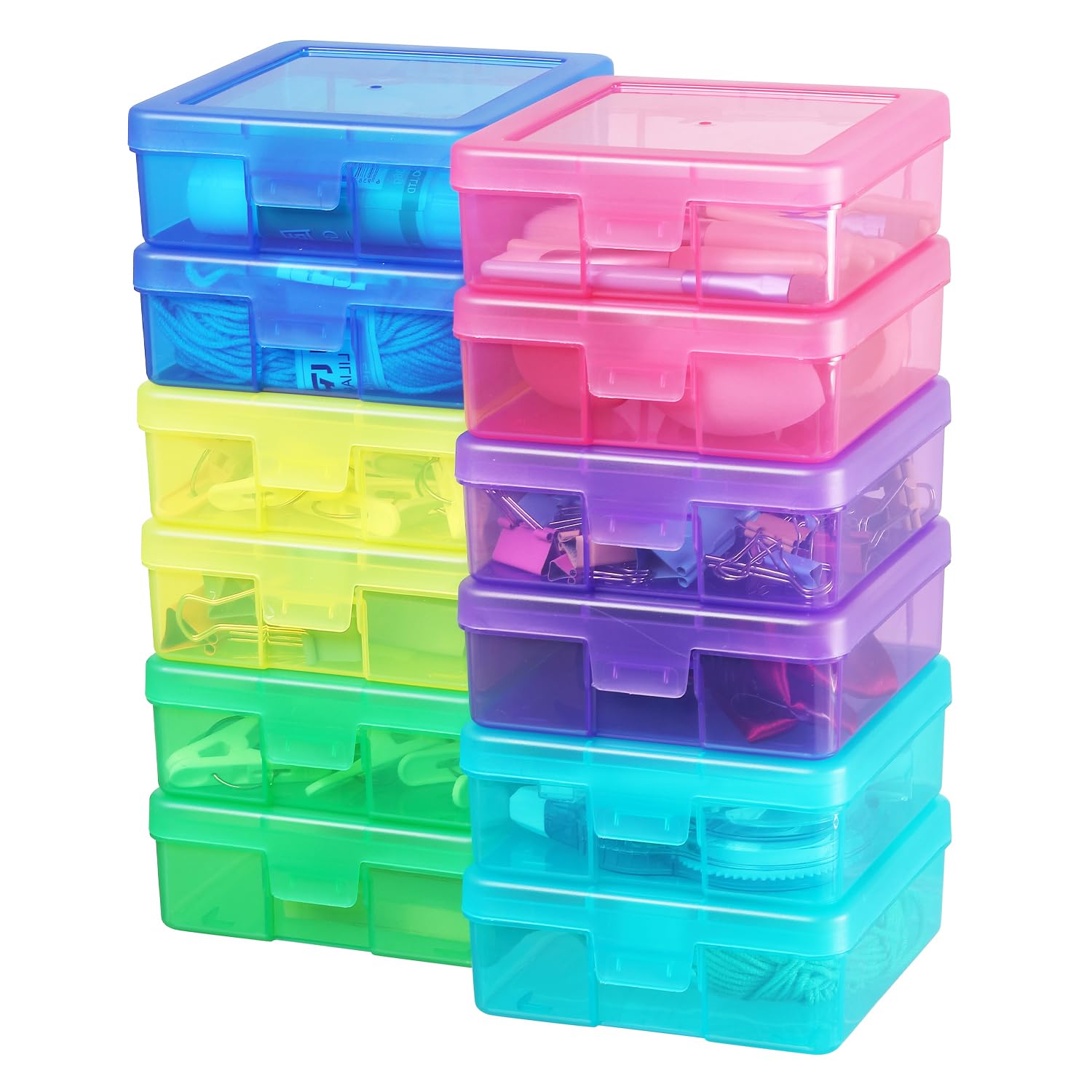 Snapklik.com : OMNISAFE 12 Pack Small Colored Plastic Hobby Art Craft ...