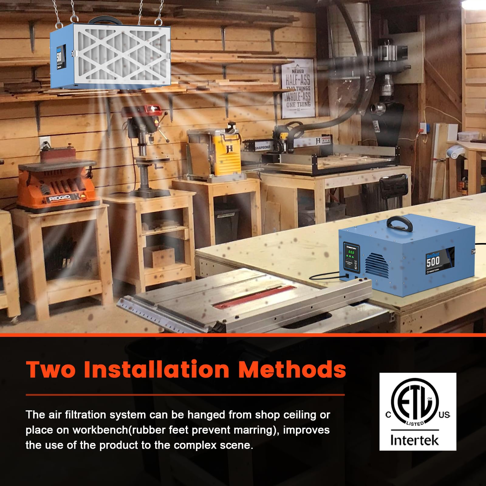 Garage Woodshop Air Filtration