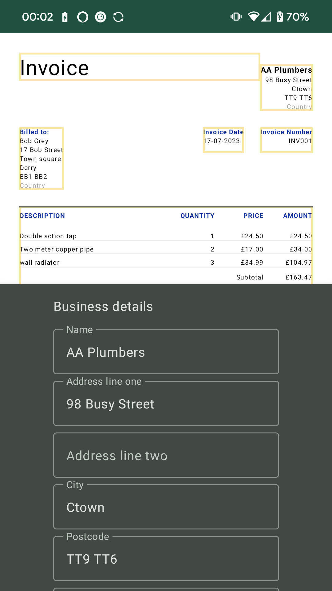 PDF Invoice Maker - App on Amazon Appstore