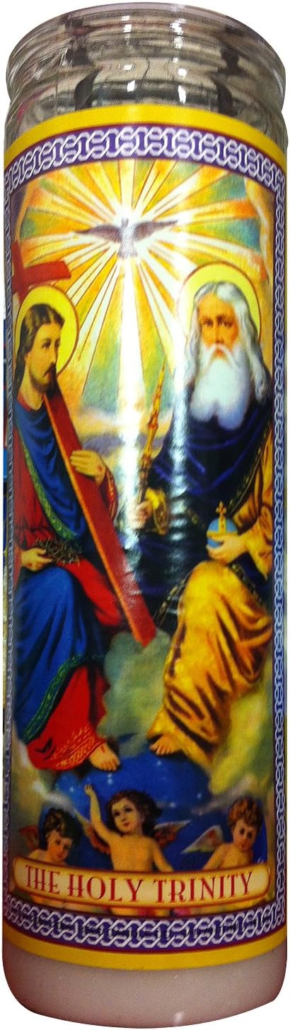 Amazon.com: Holy Trinity Candles - Santisima Trinidad 15 Oz (Pack of 2 ...
