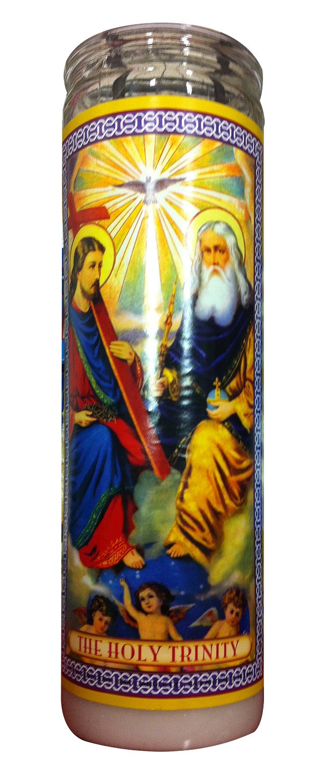 Amazon.com: Holy Trinity Candles - Santisima Trinidad 15 Oz (Pack of 2 ...