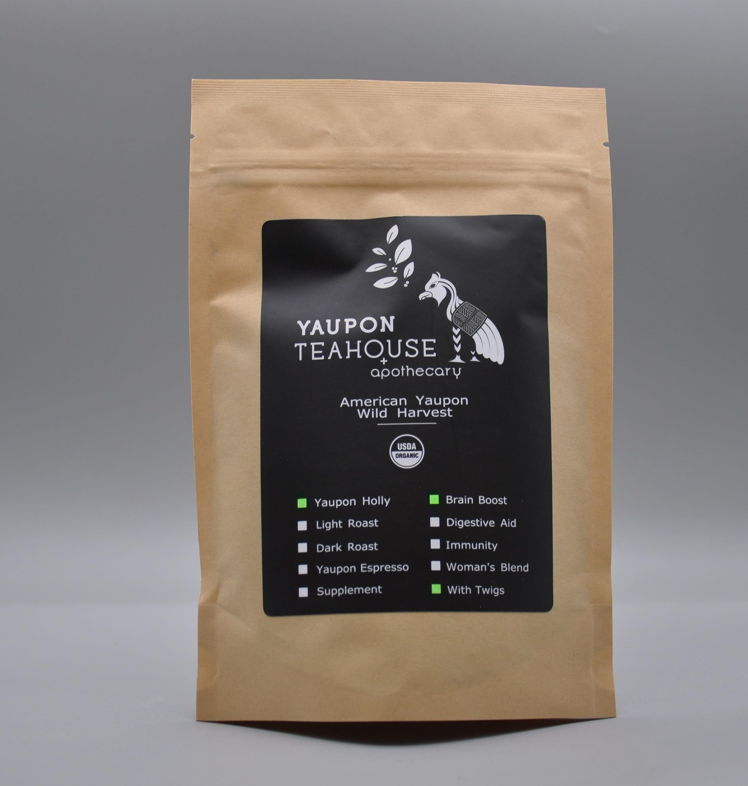 Amazon.com : Yaupon Tea- 50 Tea Bags - Light Roast - Lost Pines Yaupon ...