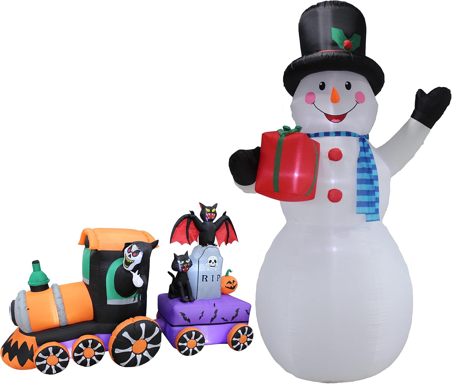 Amazon.com: Two Halloween & Christmas Party Decorations Bundle ...