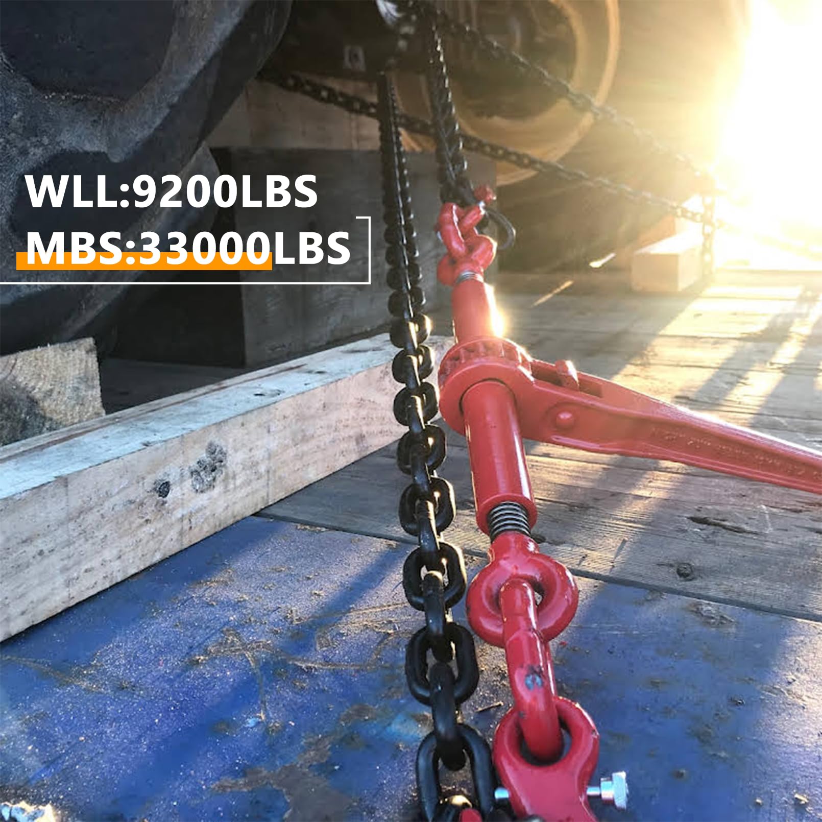 Snapklik.com : Grandroad Auto 3/8" 1/2" Ratchet Binders 9,215 LBS ...