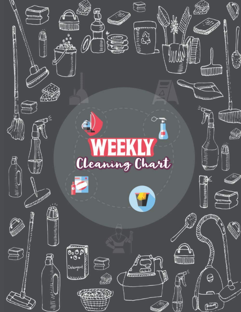 Weekly Cleaning Chart A Guide To Smart Clean Black Background ...