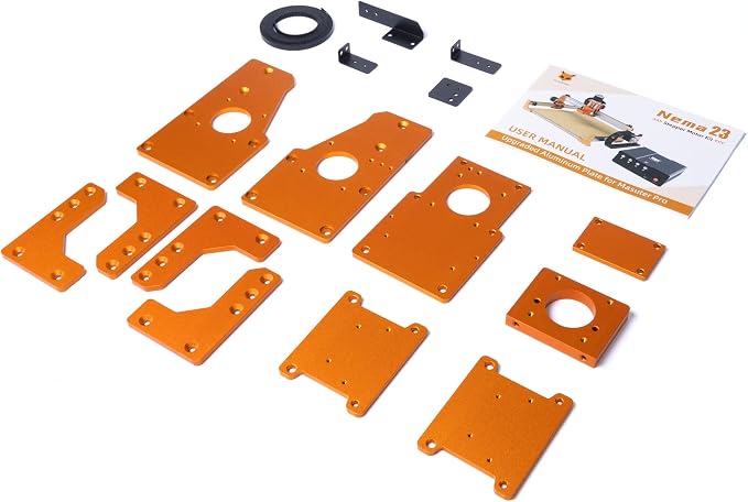 FoxAlien Upgarde Aluminum Plate Kit for Masuter Pro CNC Router NEMA 23 ...
