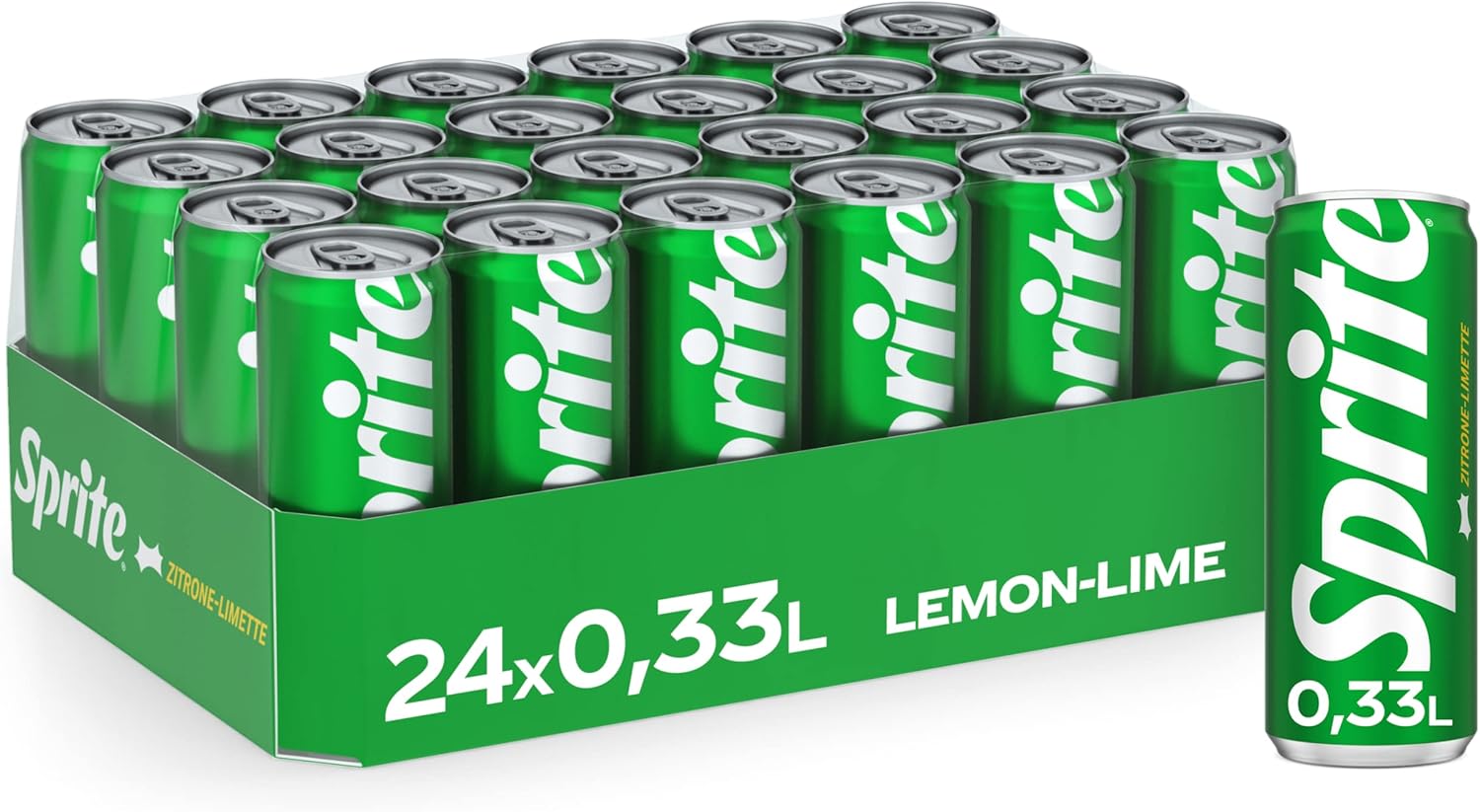 Sprite Lot de 24 canettes de 33 cl (1000032673) : Amazon.fr: Epicerie