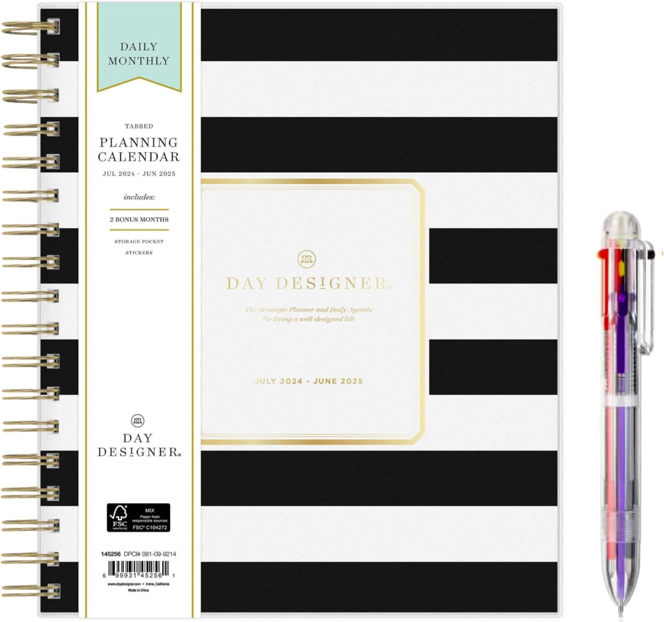 Amazon.com : Blue Sky Day Designer for 2023-2024 Academic Year Daily ...