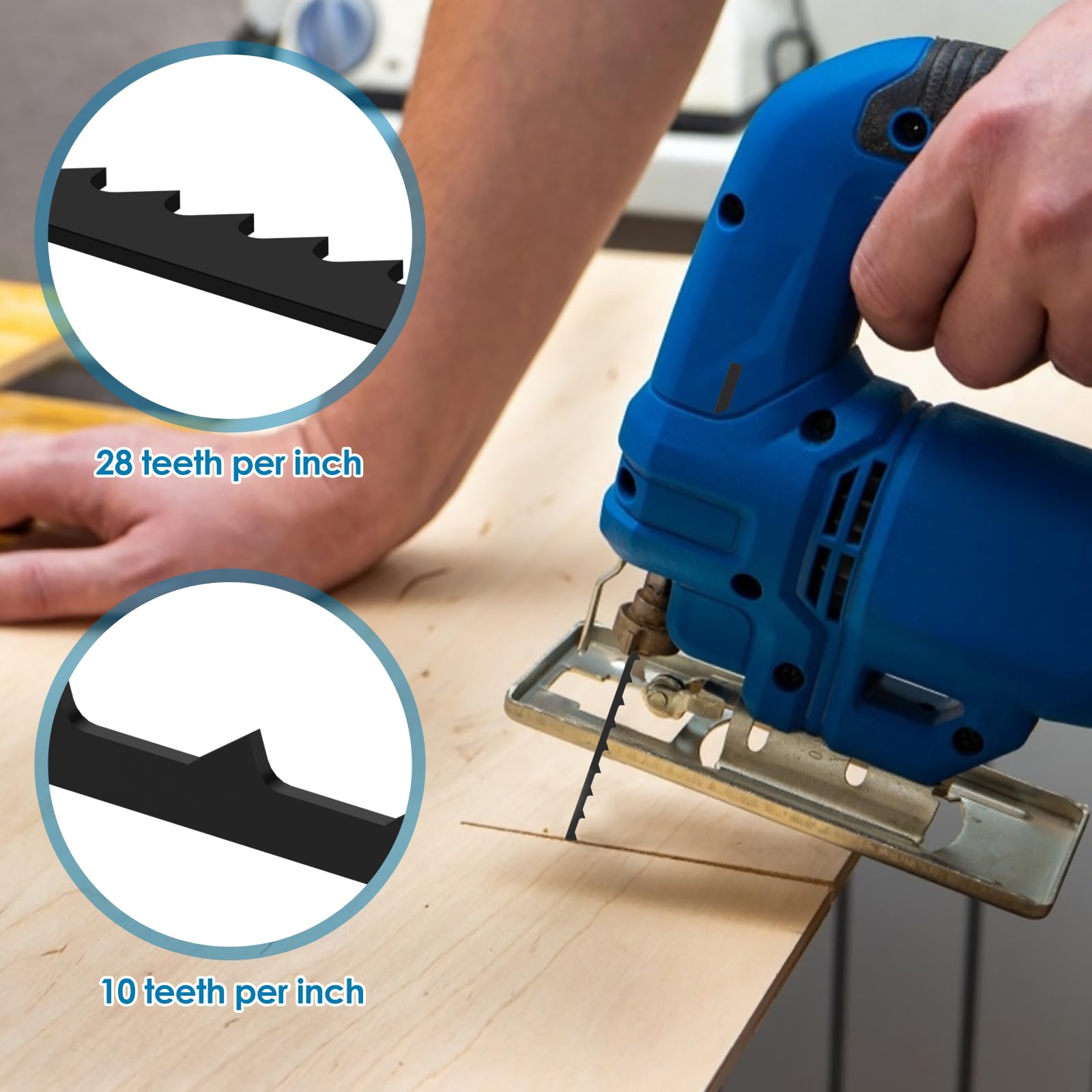 Butcher Block Oil NUAHRHY 50 Pack 5 Inch Scroll Saw Blade Pinless High ...
