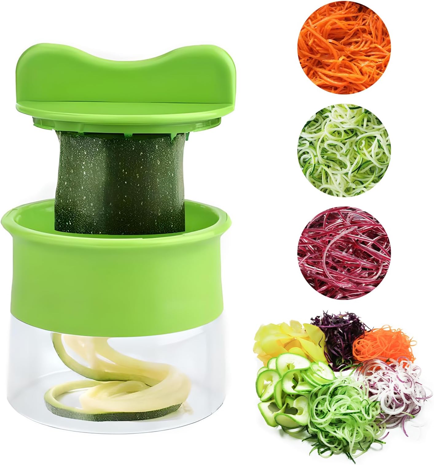 Joseph Joseph Spiro Hand Held Vegetable Slicer Spiralizer, Spaghetti ...