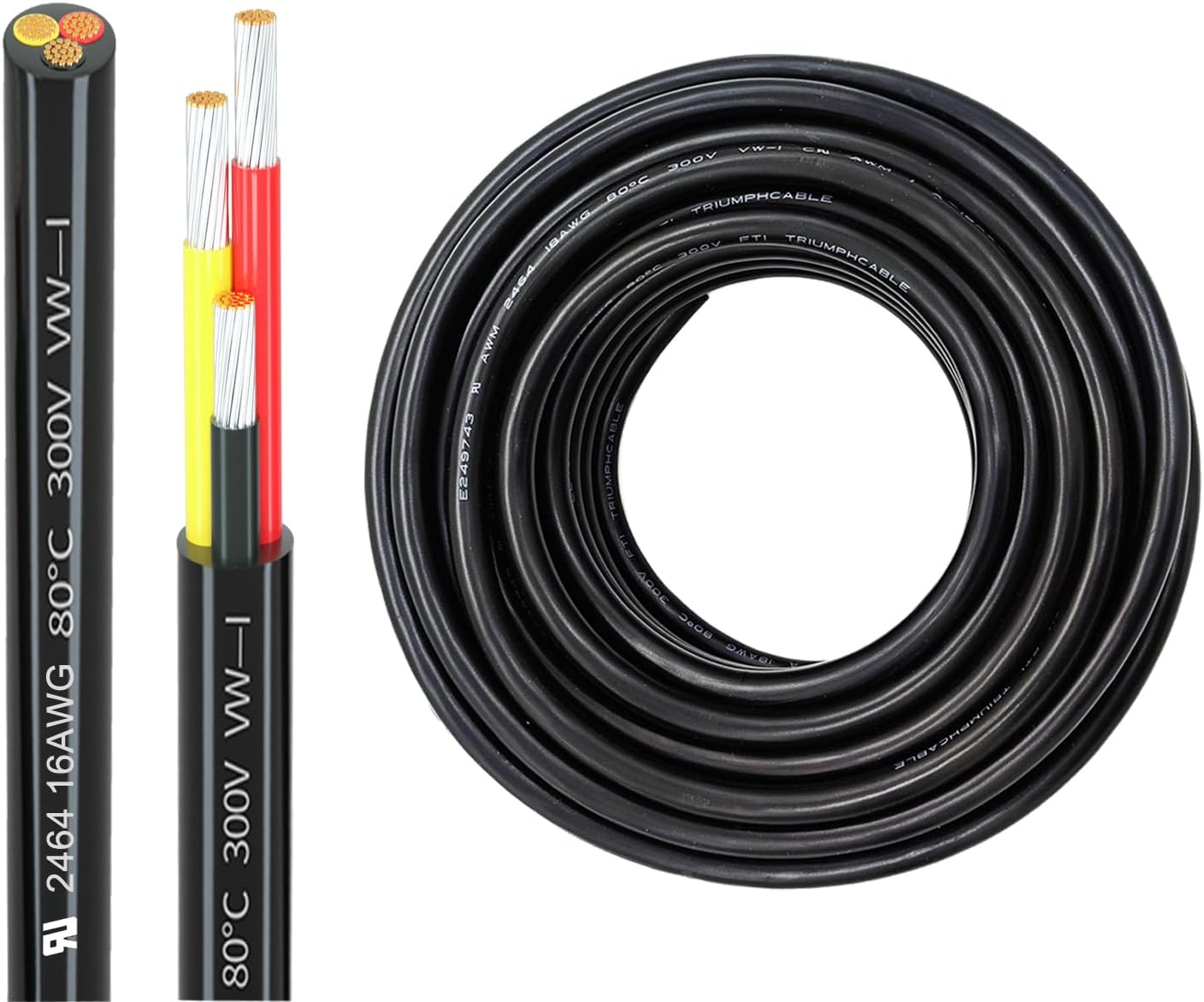 Amazon.com: FPLR Fire Alarm Cable 18AWG 18 AWG 4C 4 Conductor FPLR Fire ...