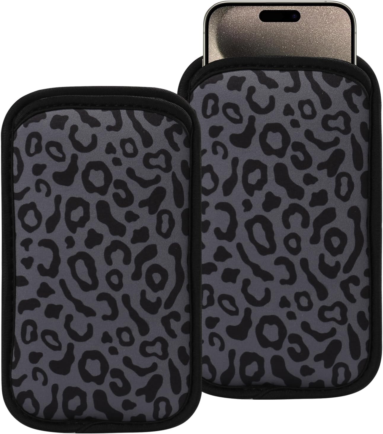 Amazon.com: Soft Neoprene Shock Absorbing proof Pouch Cell Phone Sleeve ...