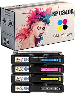 Amazon.com: MYNVY SP C340A Toner Cartridge Replacement for Ricoh SP ...