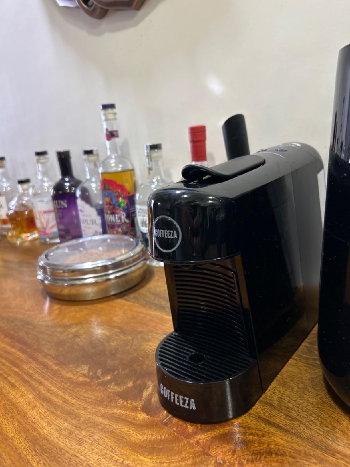 COFFEEZA Finero Next Pod Coffee Machine (Grey) - 20 Bar pressure ...