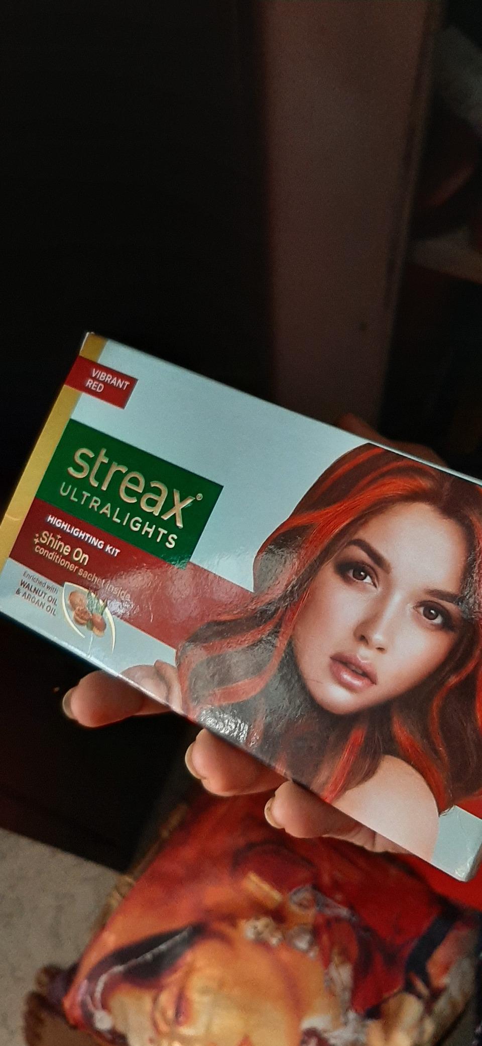 Buy Streax Ultralights Highlighting Kit, Vibrant Red, 60 g (Pack of 2 ...