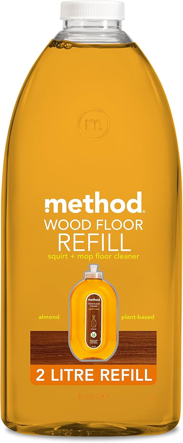 Method Wood Floor Cleaner, Almond, 2 Litre Refill (Pack of 1) : Amazon ...
