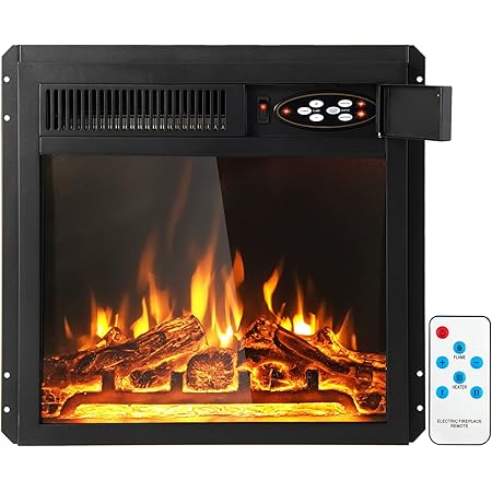 Amazon.com: GOFLAME 18 Inches Electric Fireplace Insert, Recessed ...