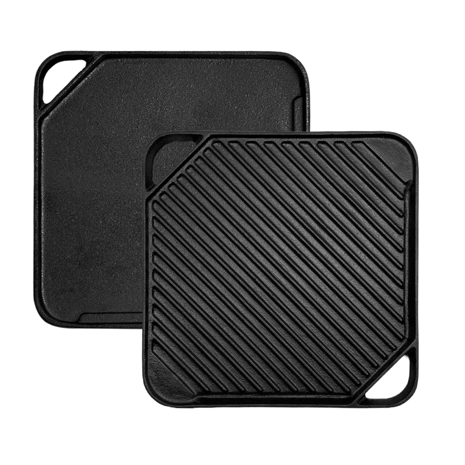 Amazon.com: Cast Iron Reversible Grill/Griddle, 10.5-Inch Double ...