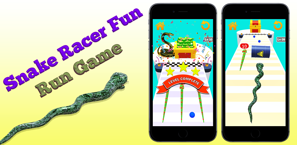 Slithering Snake Fun Run Game: Big 3D Snake Chasing Little Snakes Fun ...