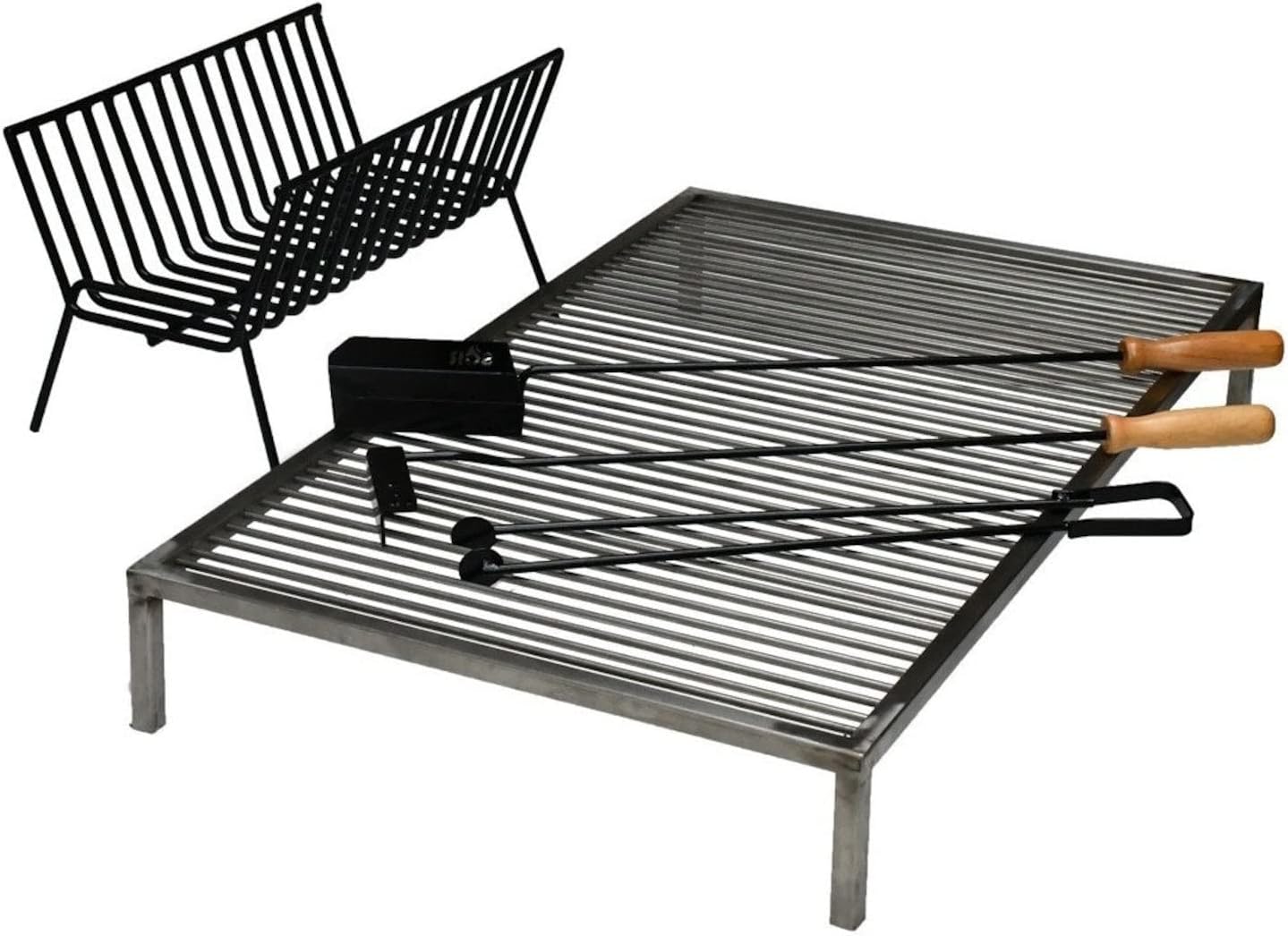 Amazon.com: Premium Argentine iron grill Set asado parrilla argentina ...