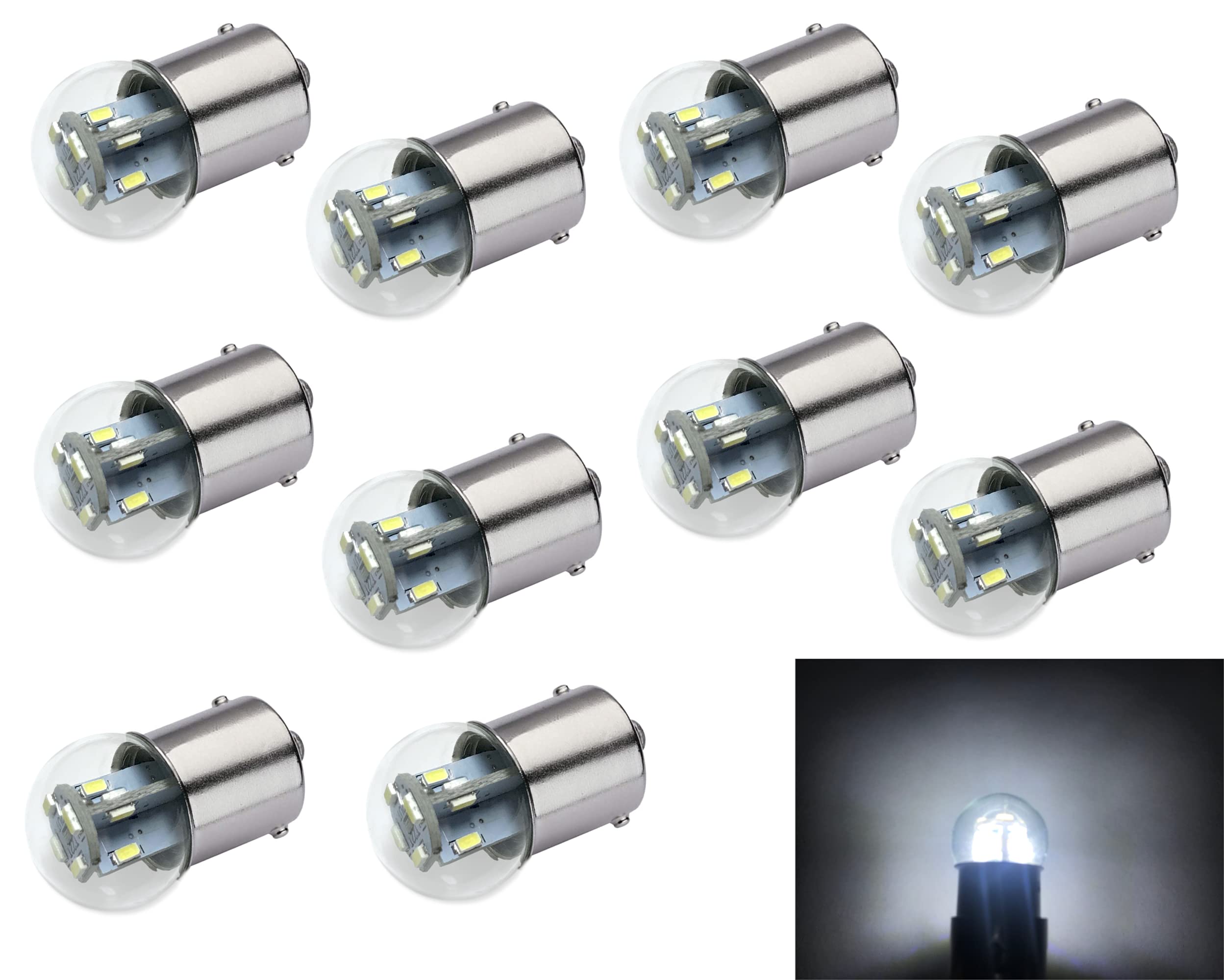 #89 Miniature Bulb LED Replacement | 12/14vdc | Dimmable | Replaces #67 ...