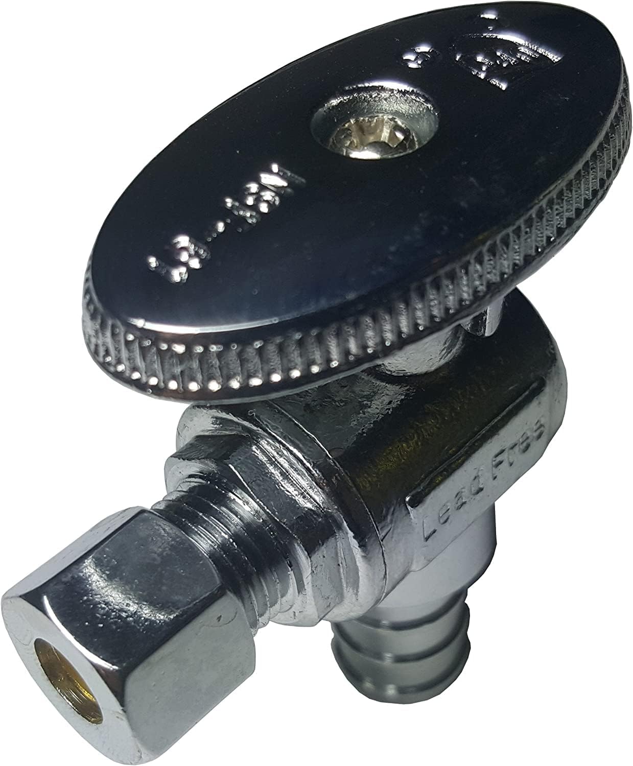 2 Pieces XFITTING 1/4'' OD Compression x 1/2'' Pex Angle Valve, 1/4 ...