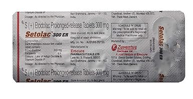 Setolac ER 300 mg - Strip of 10 Tablets : Amazon.in: Fashion