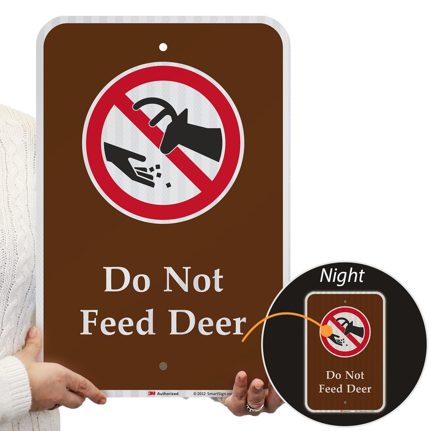 Do Not Feed Sign