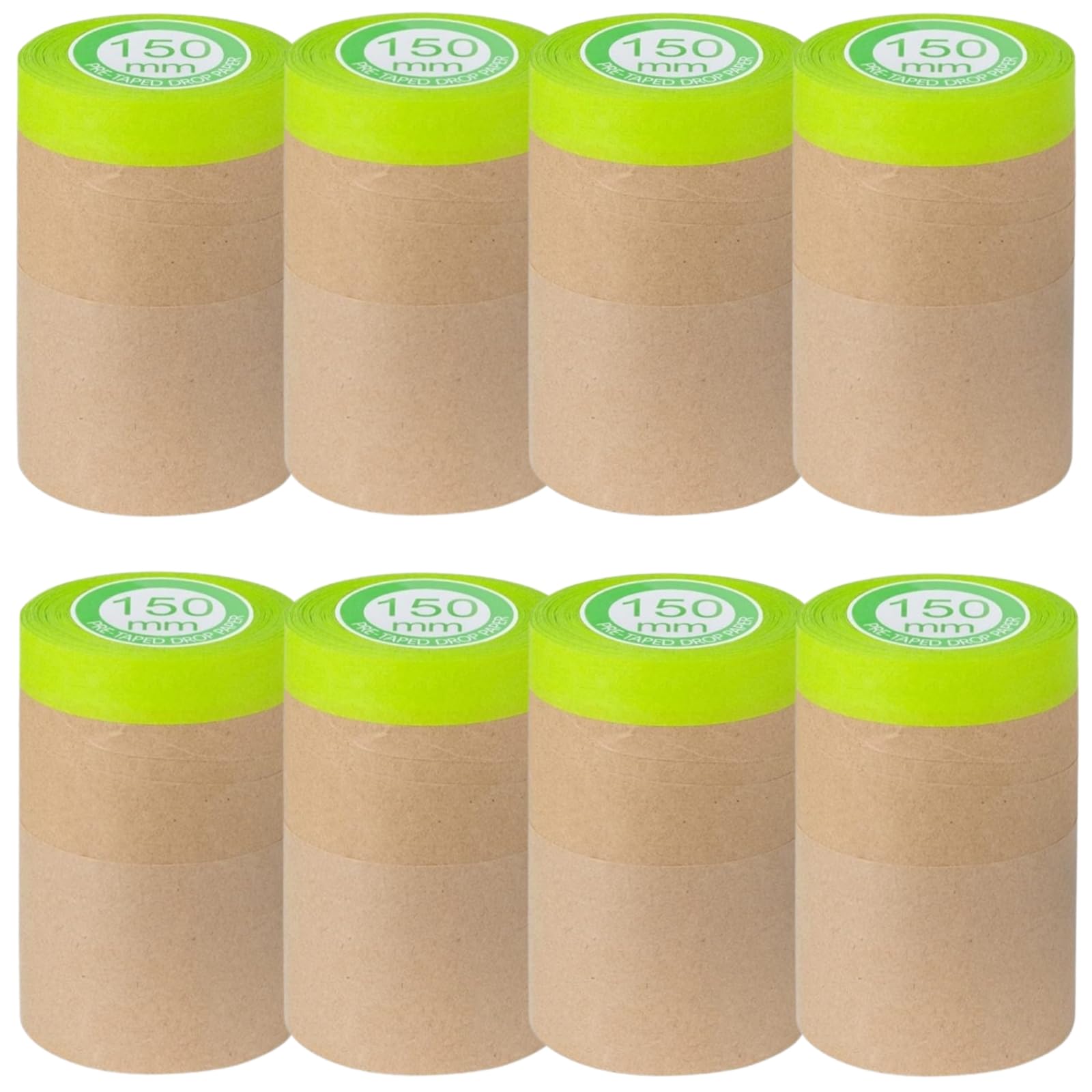 Snapklik.com : KUANVE Pre-Taped Painting Masking Paper: 8 Rolls 6 Inch ...