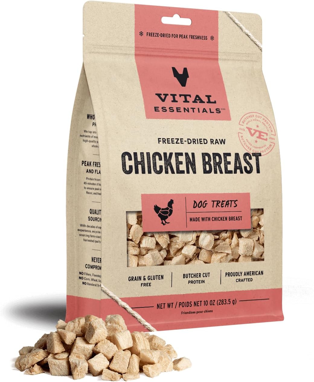 Amazon.com : BNYEE Freeze Dried Chicken Cat & Dog Treats –15OZ Chicken ...