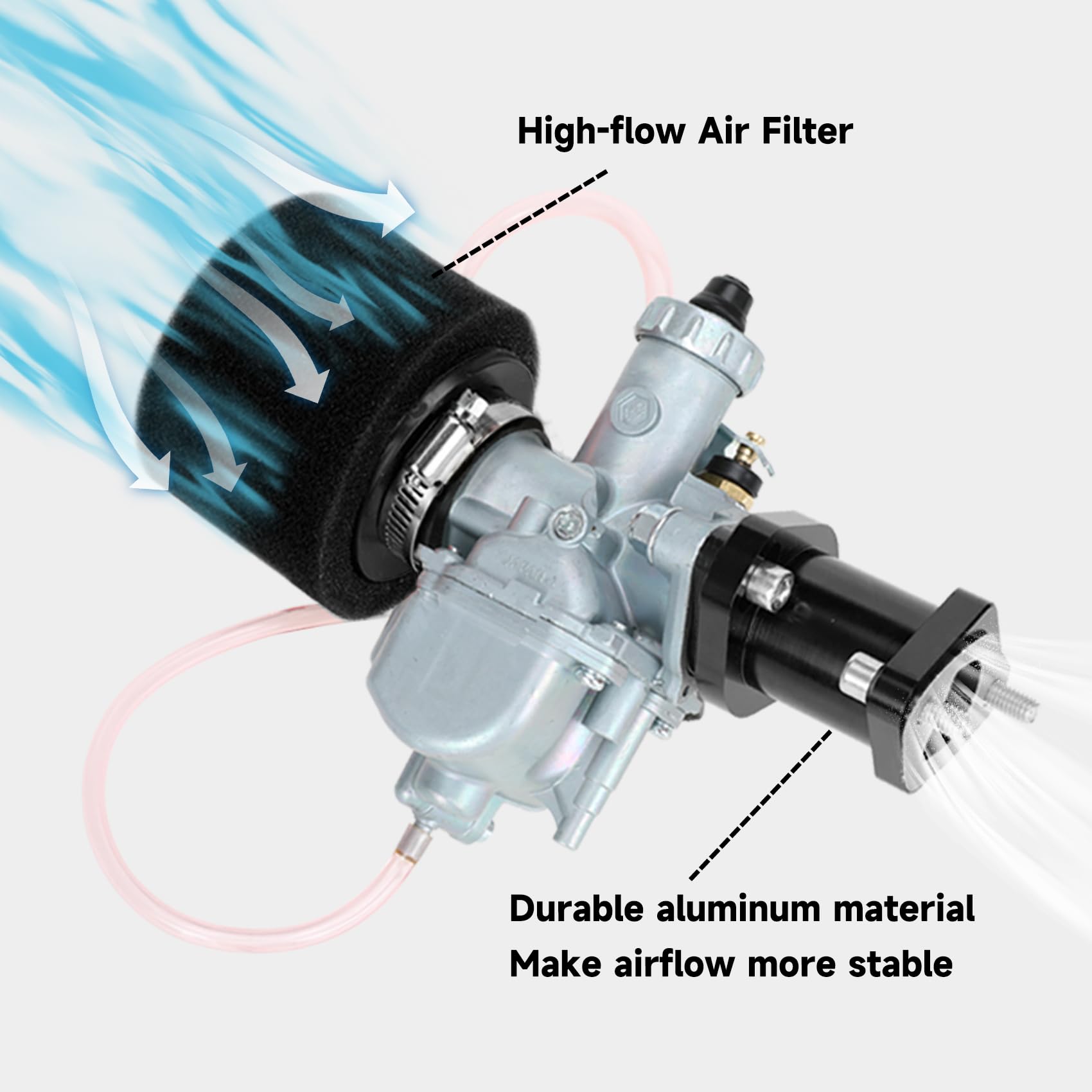 Snapklik.com : VM22 Racing Performance Carburetor Carb Mainfold Intake ...