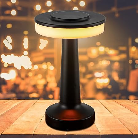 O’Bright Portable LED Table Lamp with Touch Sensor, 3-Levels Brightness ...