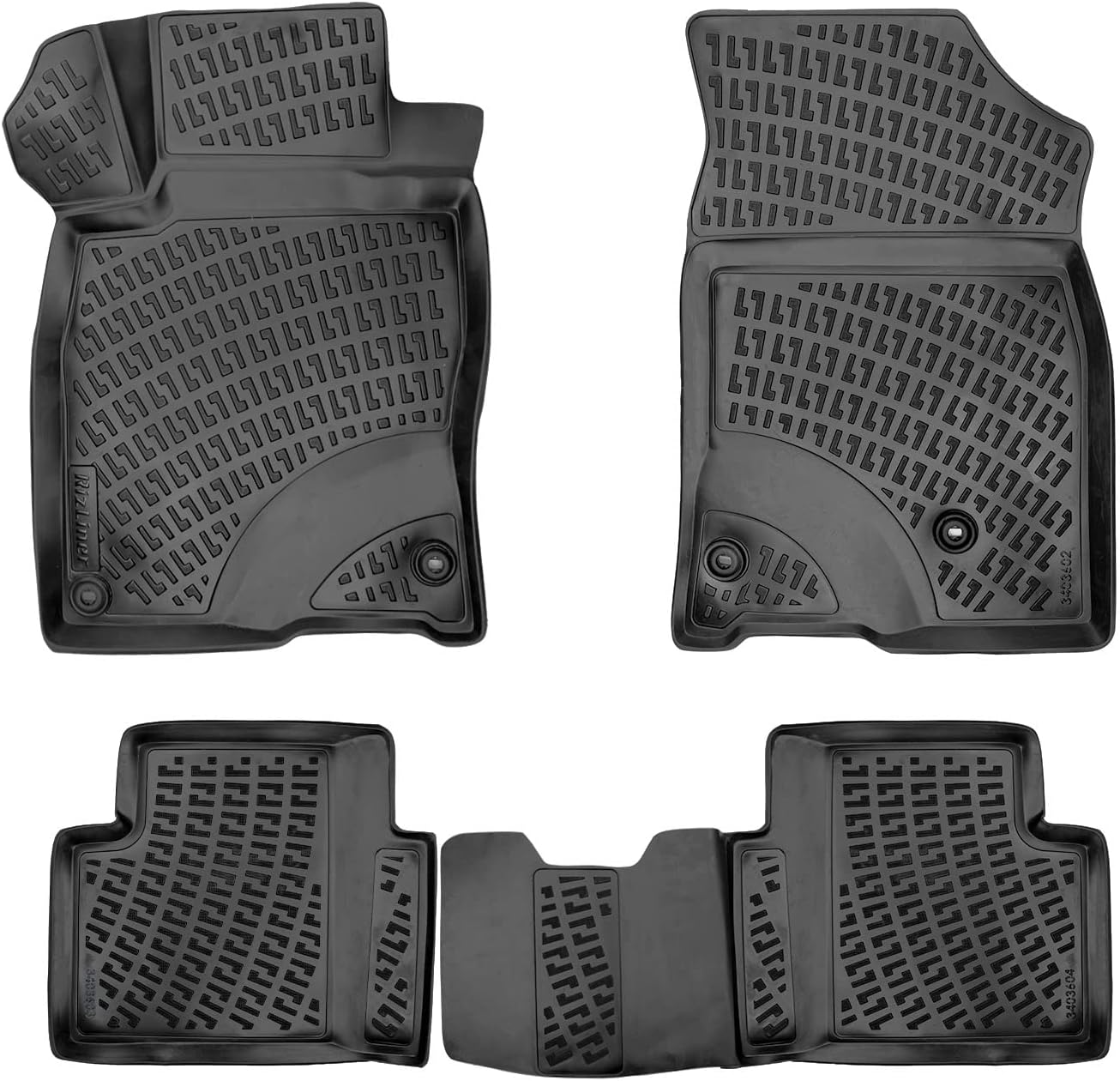 Civic 2016-2021 Sedan Hatchback Coupe Type R Floor Mats Custom Fit ...